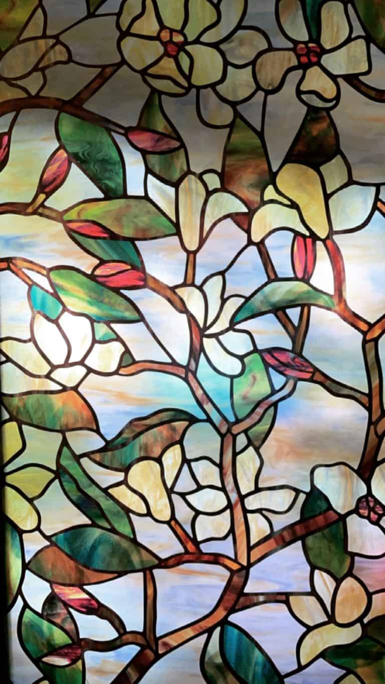 Custom Stained Glass Window Film: An Easy Update for Any Room - Amy ...
