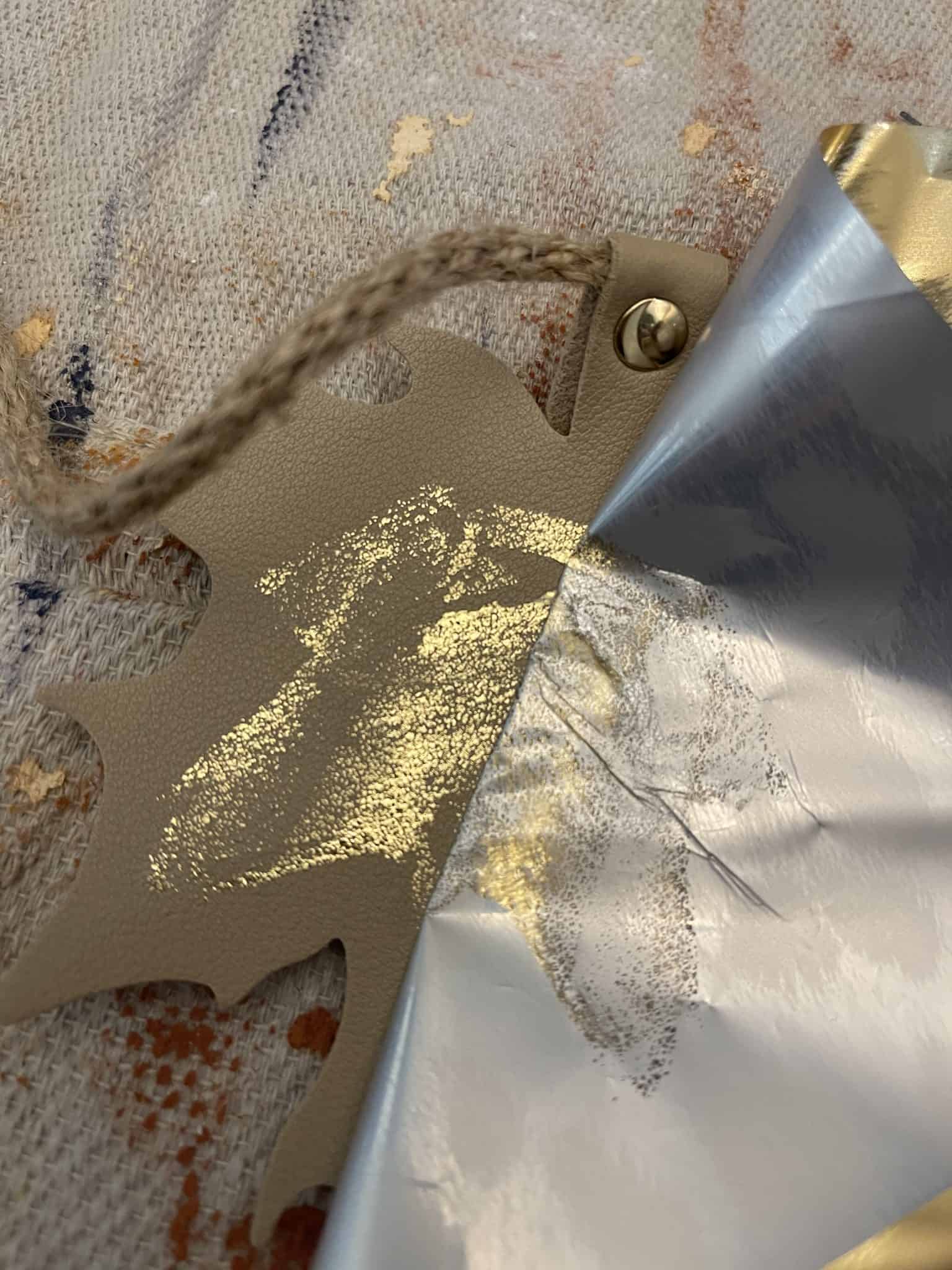 How To Add Gold Foil Technique To Leather - Amy Sadler Designs