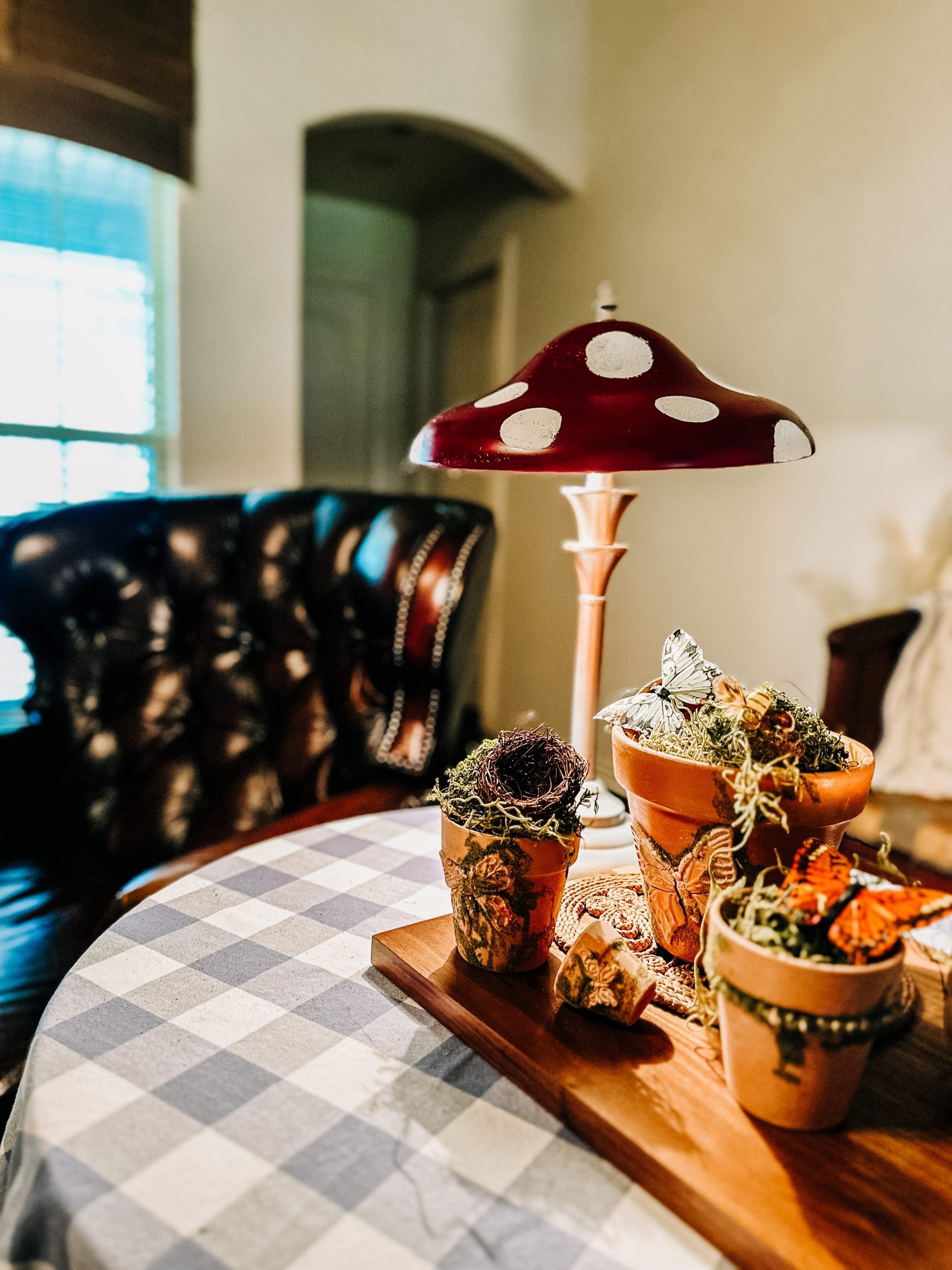 How to Make a DIY Funky Mushroom Lamp - Amy Sadler Designs