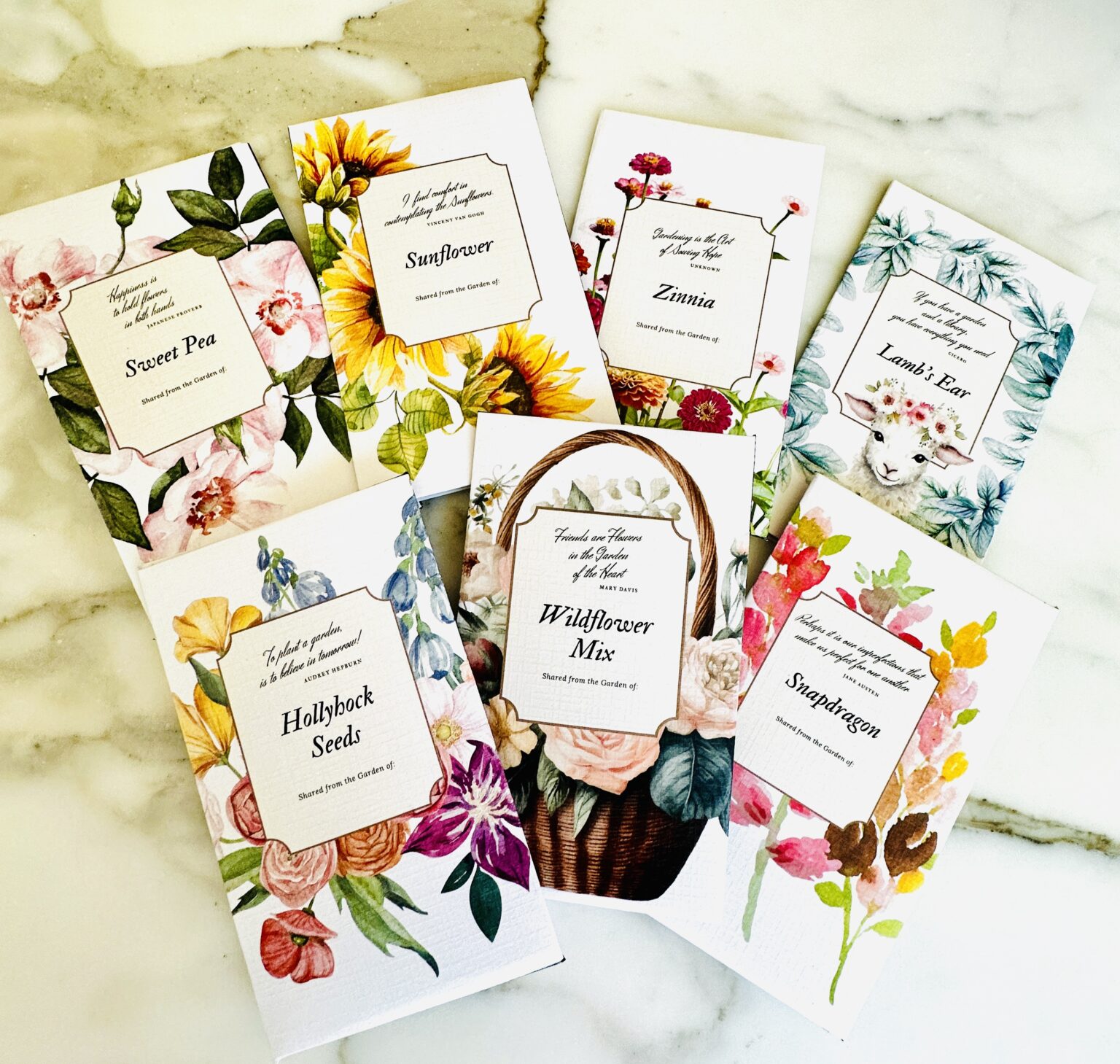 Make Your Own Seed Packets: Free Printables Included - Amy Sadler Designs