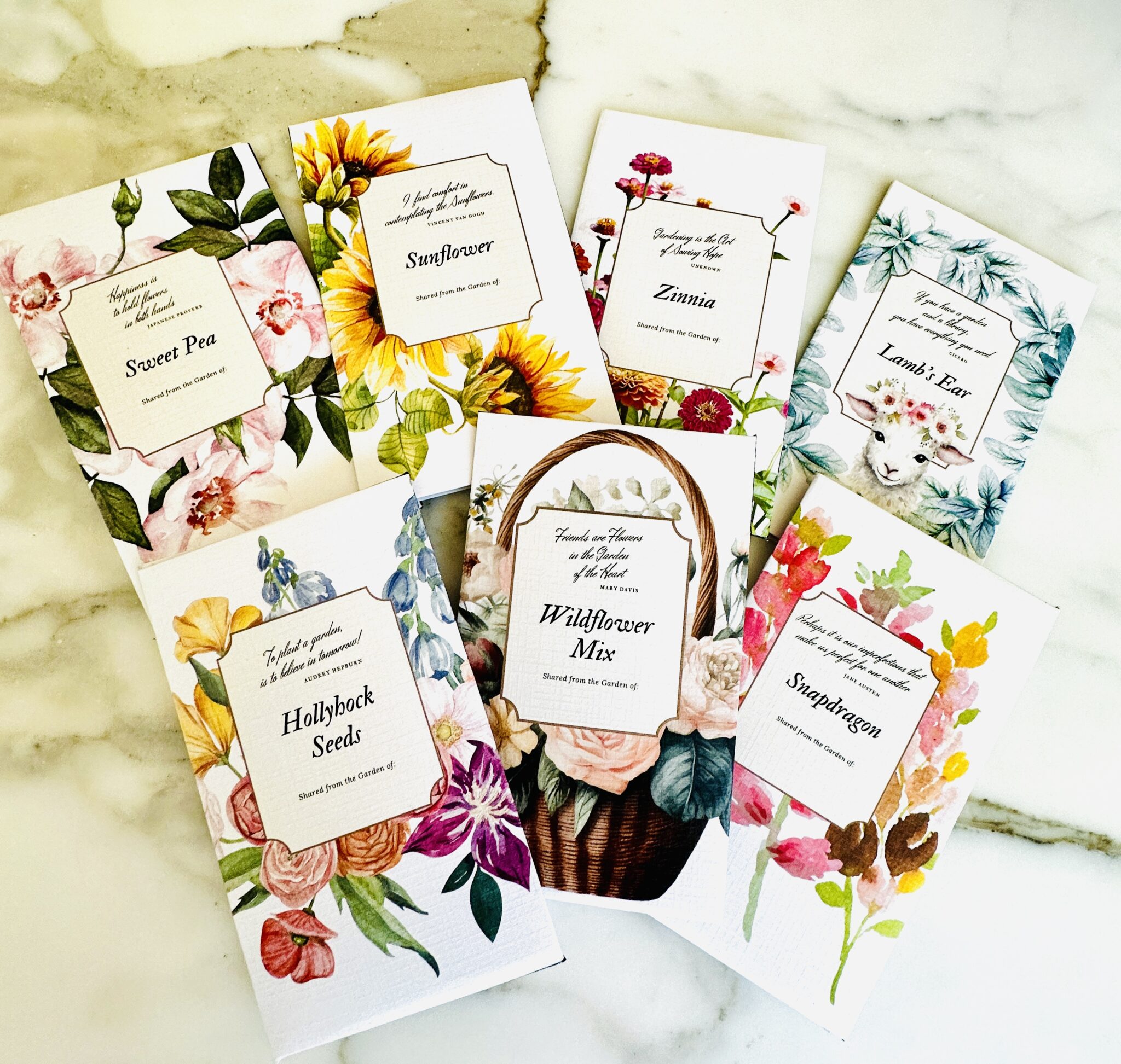 Make Your Own Seed Packets: Free Printables Included - Amy Sadler Designs