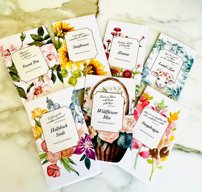 Make Your Own Seed Packets: Free Printables Included - Amy Sadler Designs