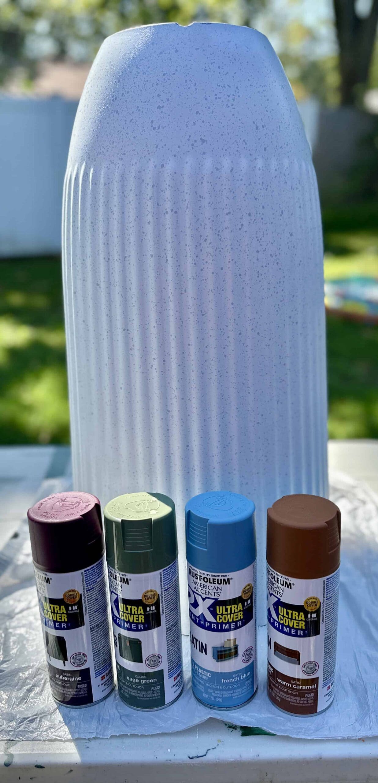 How to Turn a Plastic Flower Pot into a Trash Can - Amy Sadler Designs